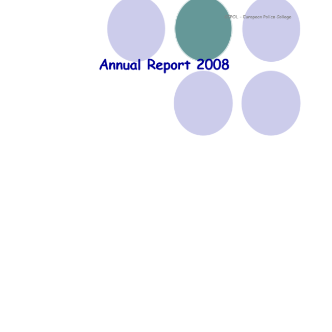 Annual Report 2008 | CEPOL