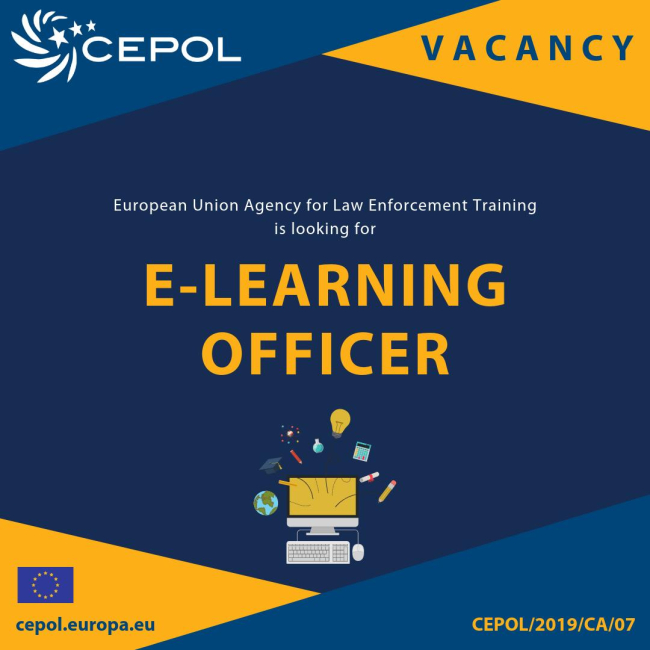 Join our team as E-Learning officer | CEPOL