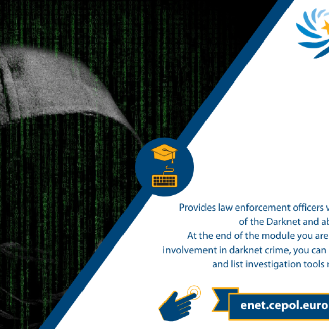 Updated Darknet online learning module is available | CEPOL