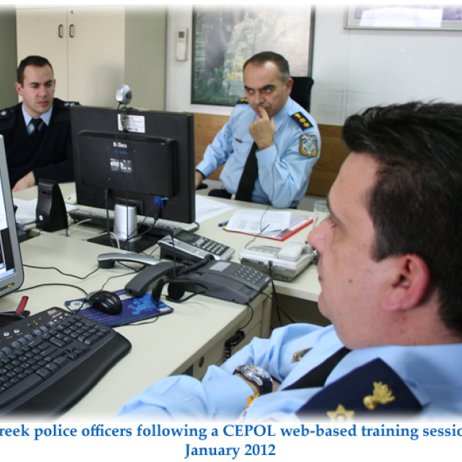 Web-based Training for Greek Police Officers | CEPOL