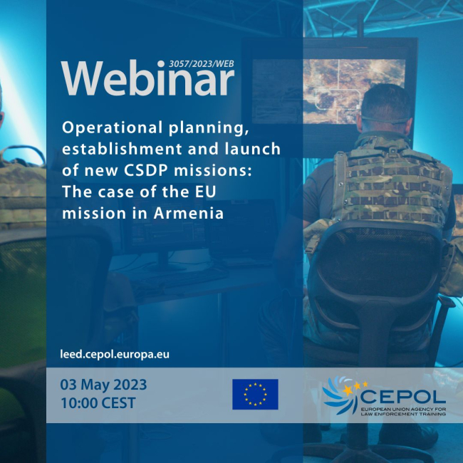 3057/2023/WEB: Operational planning, establishment and launch of the ...