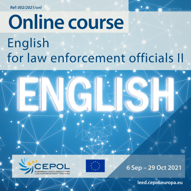 Online Course 2/2021: Police English Language | CEPOL