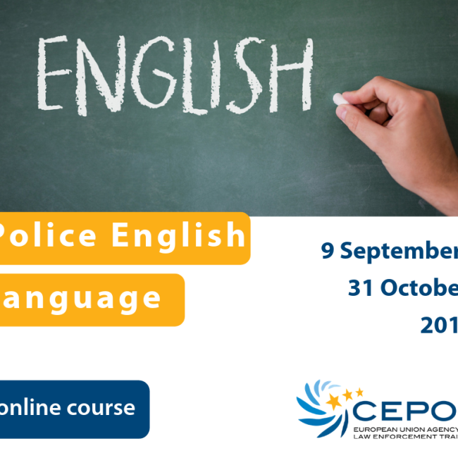 Online Course 11/2019: Police English Language Online Course | CEPOL