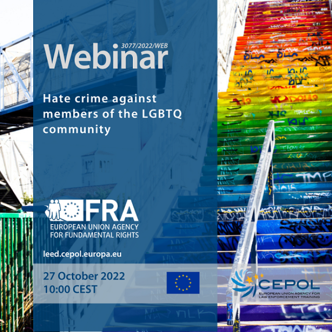 Webinar 3077/2022: Hate crime against members of the LGBTQ community ...