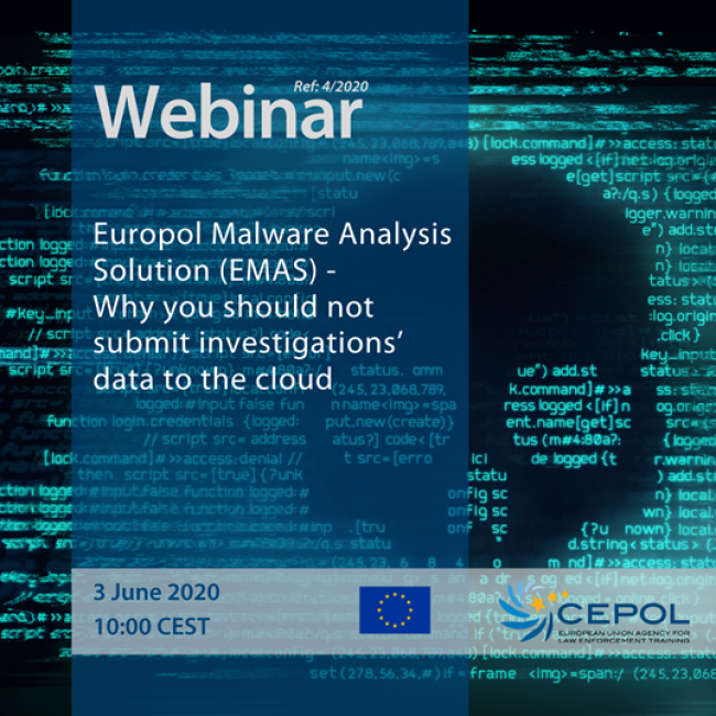 Webinar 4/2020: Europol Malware Analysis Solution (EMAS) - Why you ...
